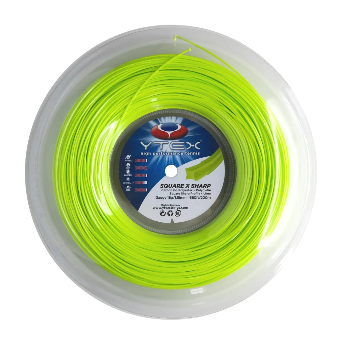 Square-X Sharp – YTEX Tennis Strings Canada
